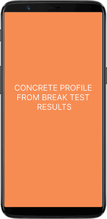 Creating a Concrete Profile Using Break Test Results – Help Center ...